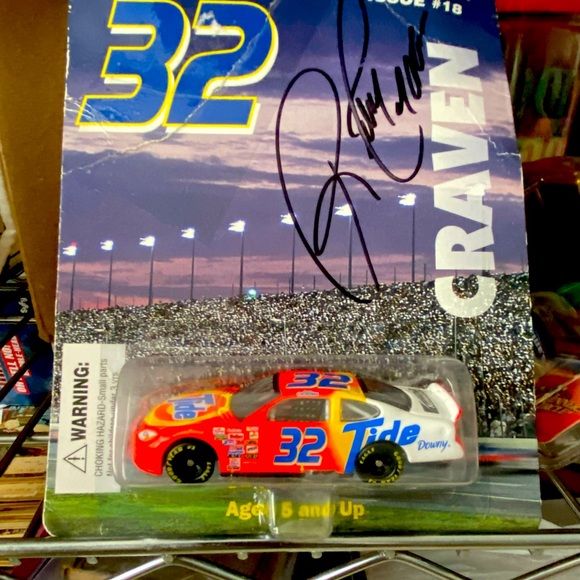 Toys | Nascar Ricky Craven 1st Win Winston Cup 201 Autographed Tide 32 ...